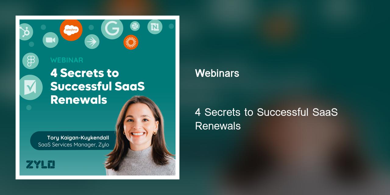 4 Secrets to Successful SaaS Renewals